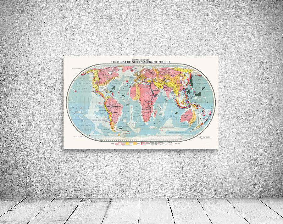 1926 Tectonic Map of the World – Foundational Global Geoscientific ...
