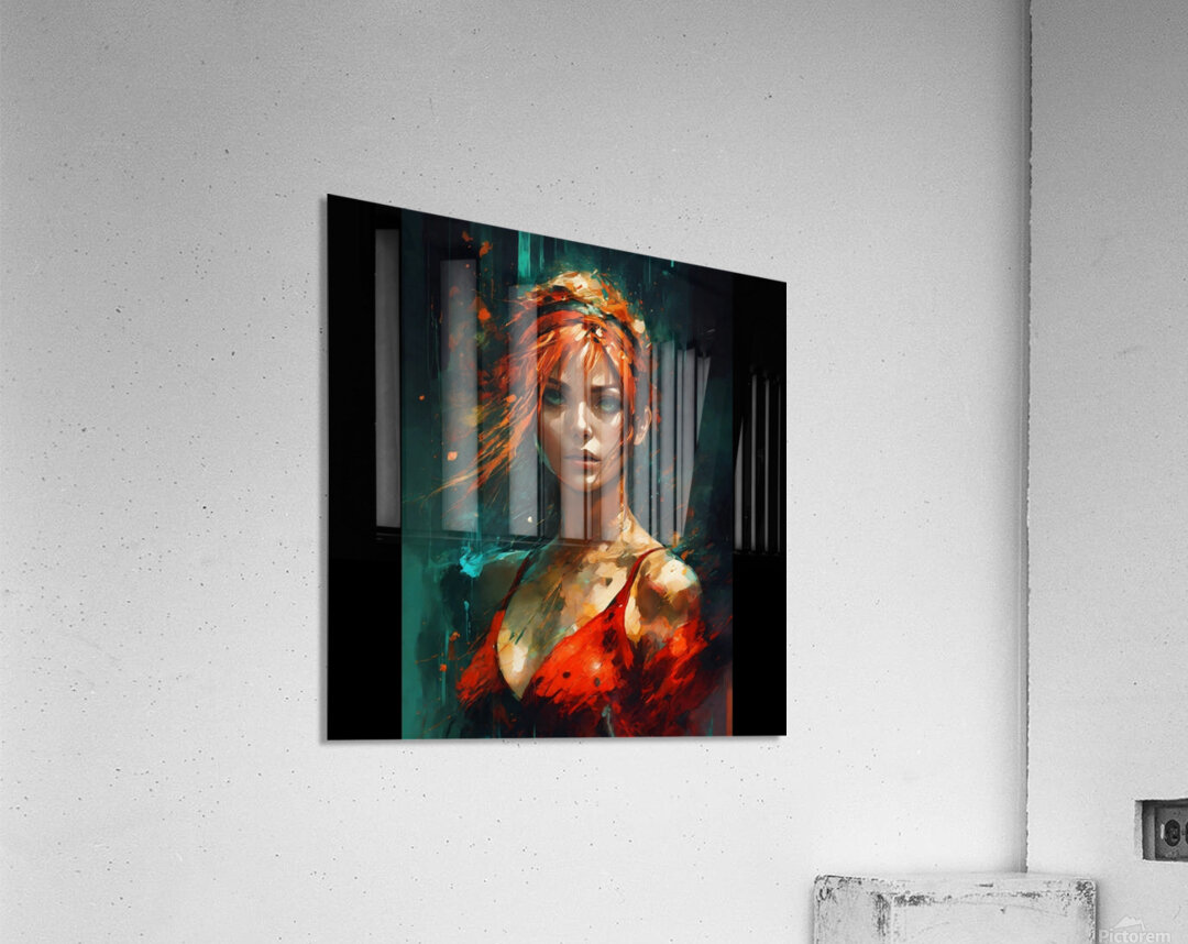 A ultra realistic poster of Nami from one piece i by goldenking Wall Art