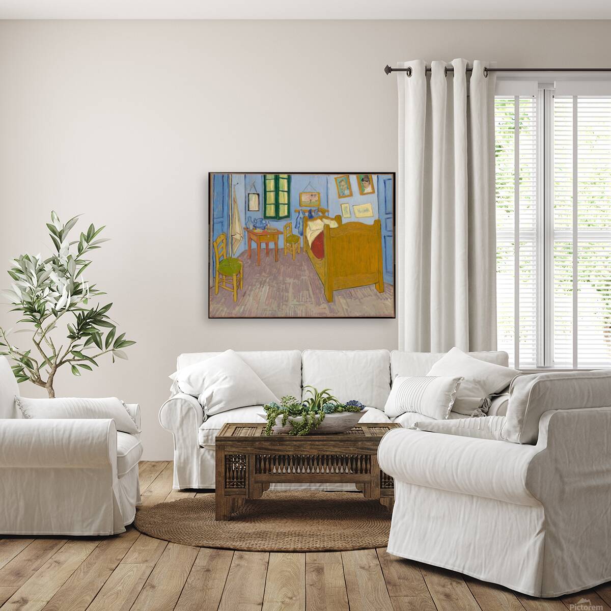 Vincent van Gogh - The Bedroom At Arles 1888 by Timeless Artowrk Wall Art