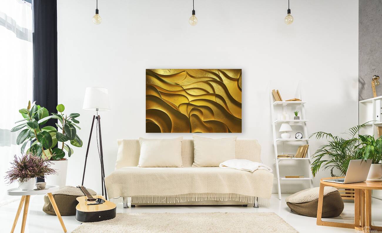 A visually stunning abstract gradient background by Mitica Mihaila Wall Art