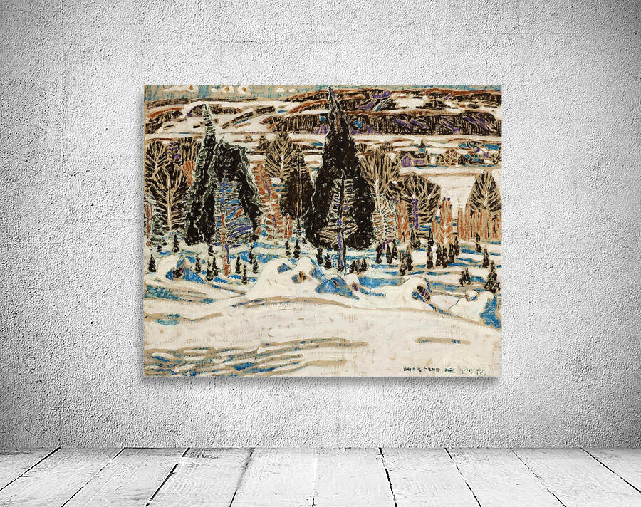 Young Cedars Landscape Painting by Canadian Artist David Milne by ...