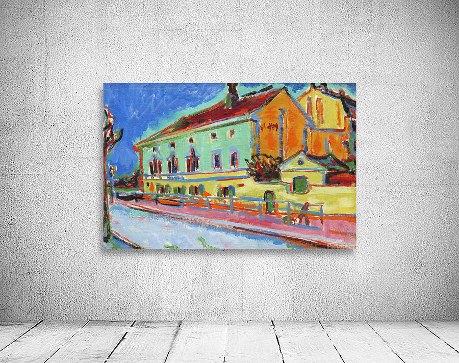 Dance Hall Bellevue by Ernst Ludwig Kirchner by Tony Tudor Wall Art