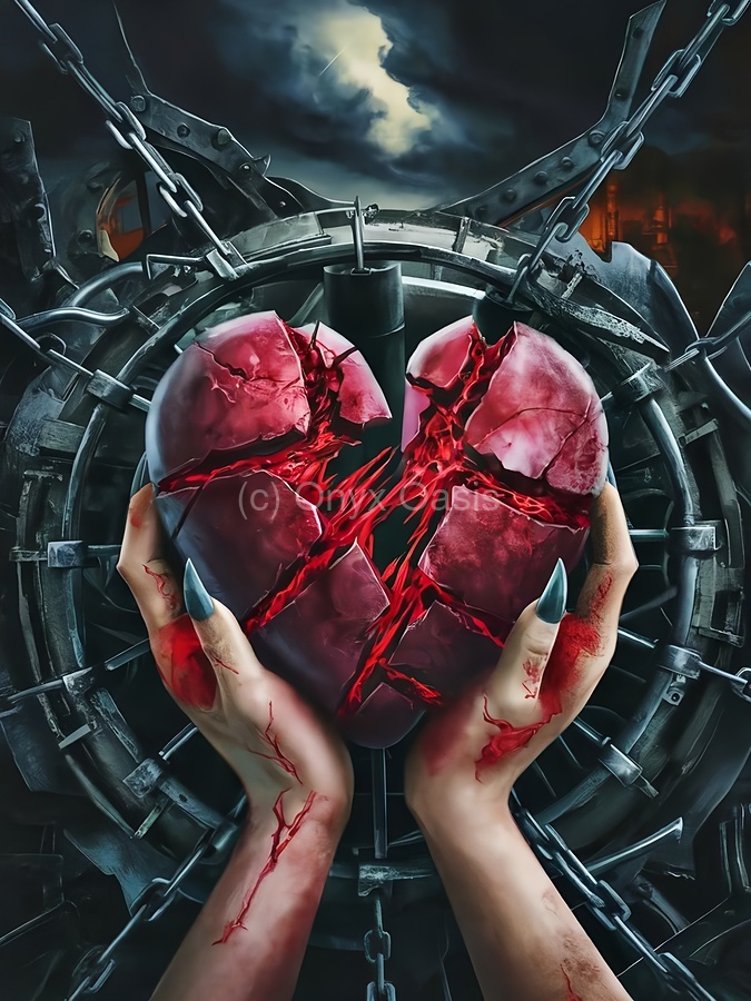 shattered bleeding heart