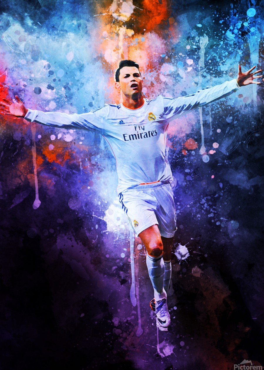 Cristiano Ronaldo by Coolbits Artworks Wall Art