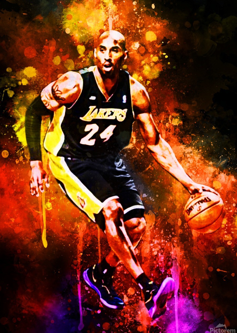Kobe Bryant by Coolbits Artworks Wall Art
