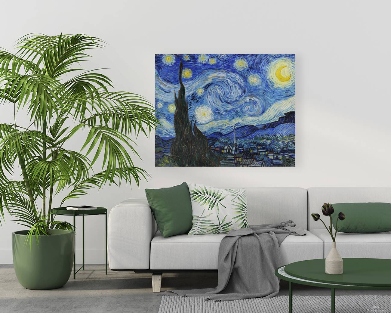 Vincent Van Goghs The Starry Night 1889 by Art Of Destiny Wall Art