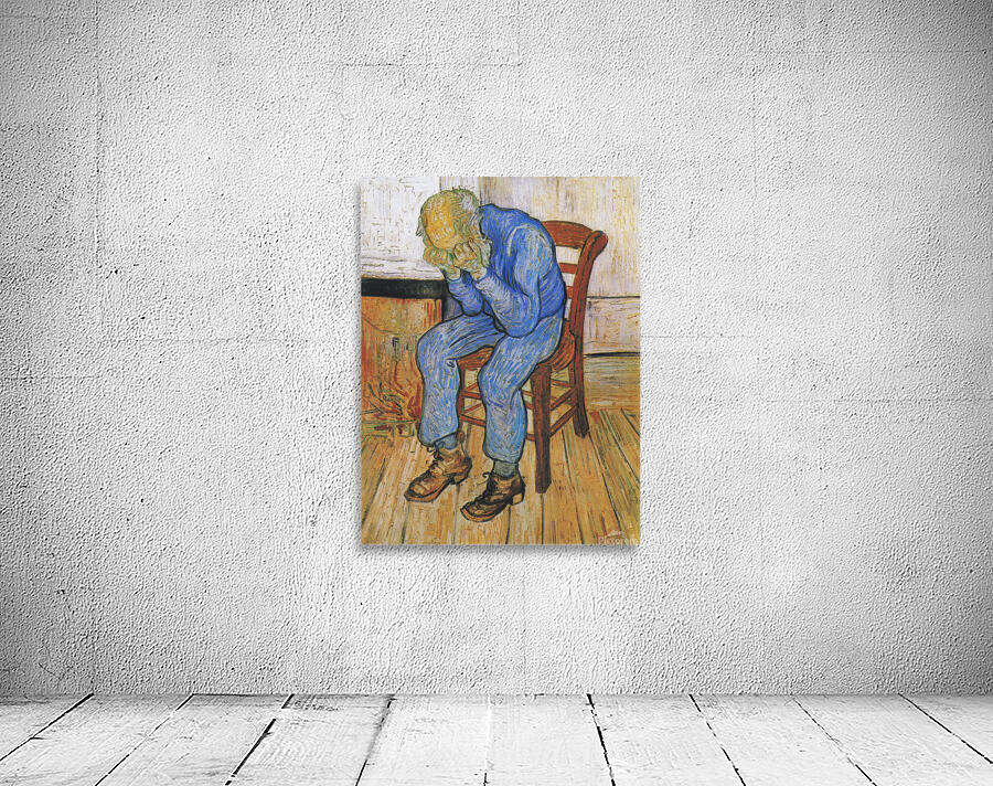 Vincent van Goghs At Eternitys Gate 1890 famous painting by Art Of ...