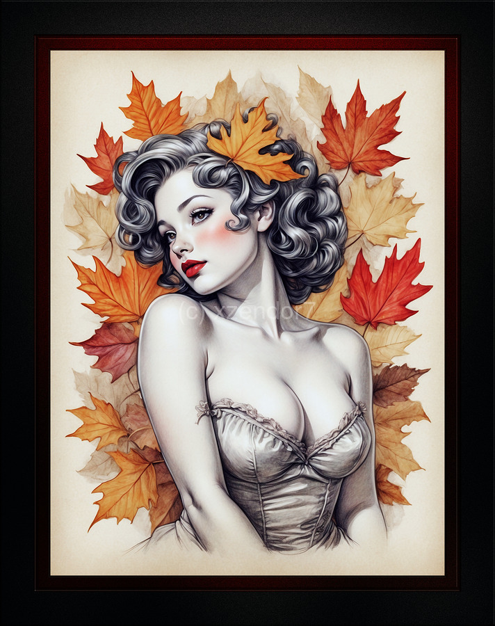 fall pin up