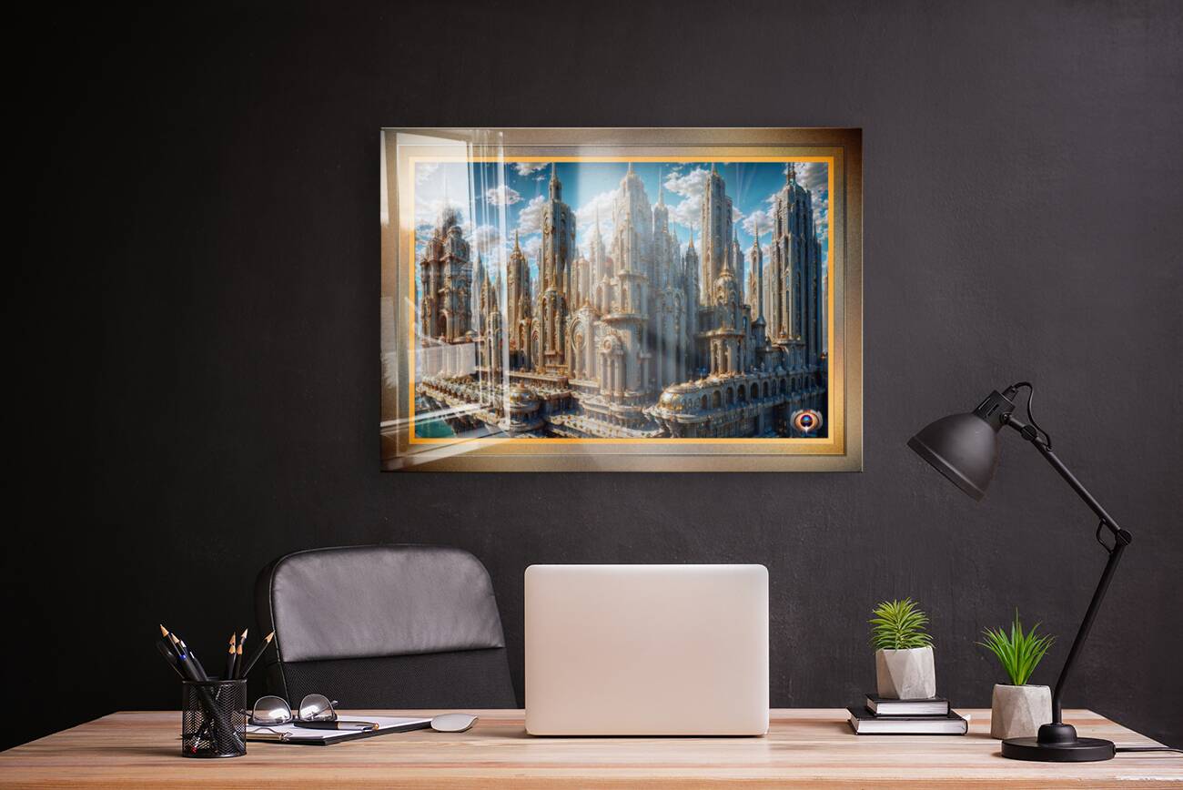 Ravenor Metropolis Architectural Wonder Mesmerizing AI Concept Art by ...