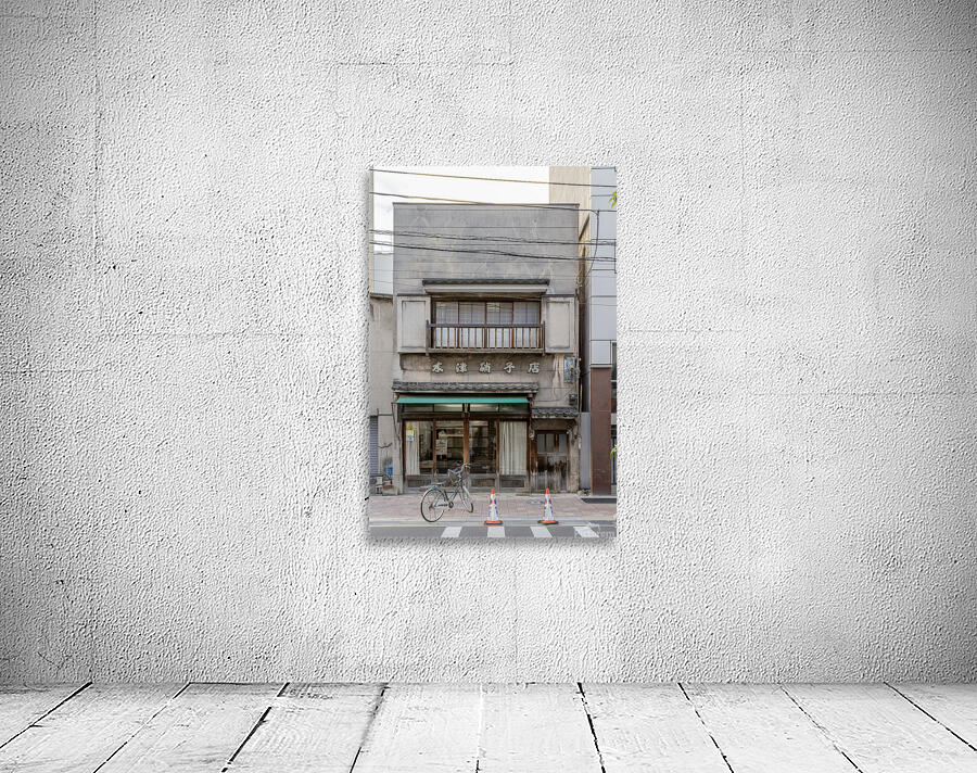 Traditional japanese storefront with weathered facade and awning by ...