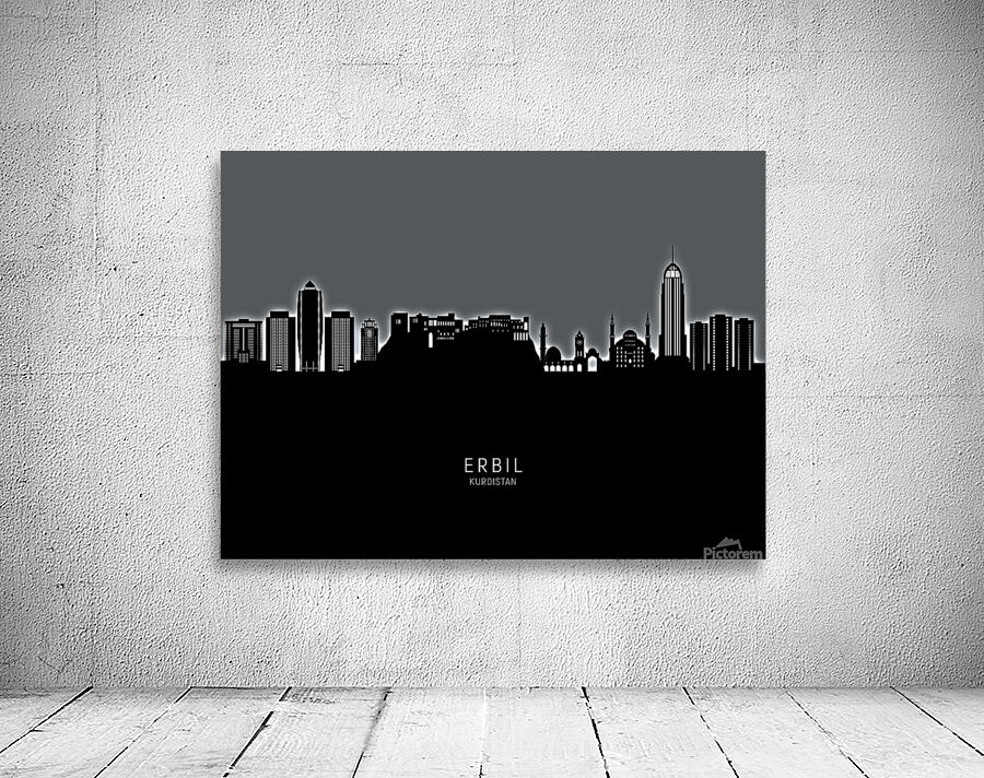Erbil Kurdistan Iraq Skyline by Michael Tompsett Wall Art