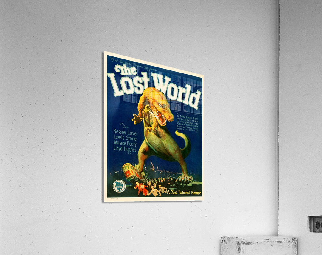 Cinema Poster 1920s The Lost World 1925 fi by TOPARTGALLERY Wall Art