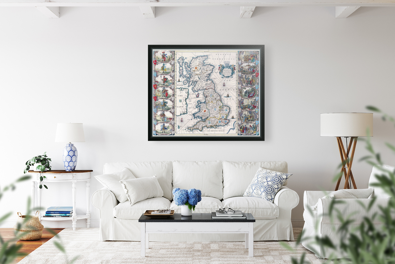 Old Map 86 par TOPARTGALLERY