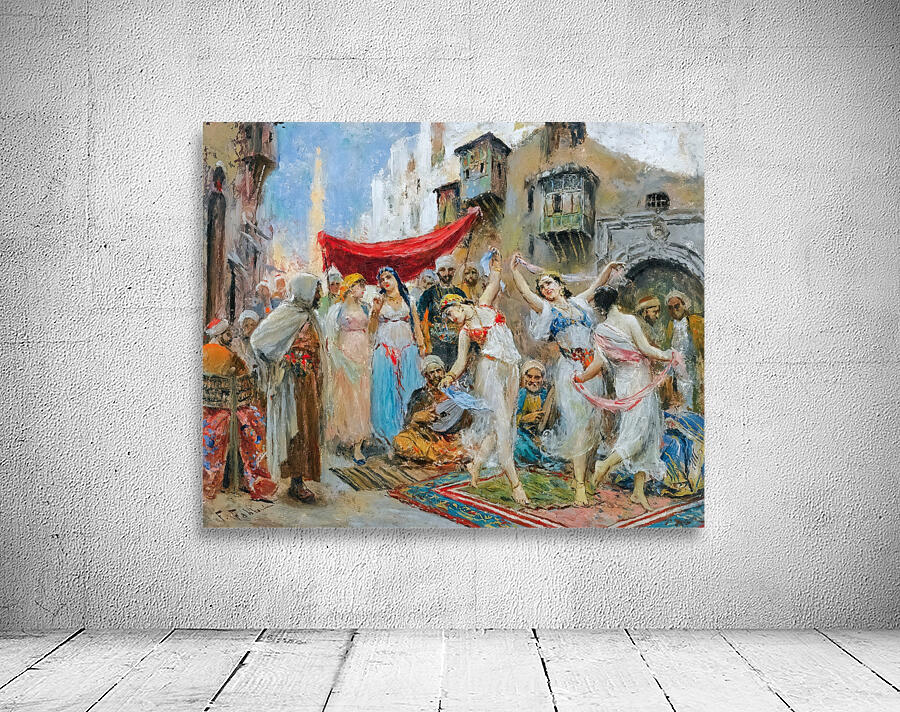 Fabio Fabbi ca 1920 The Slave Market by TOPARTGALLERY Wall Art