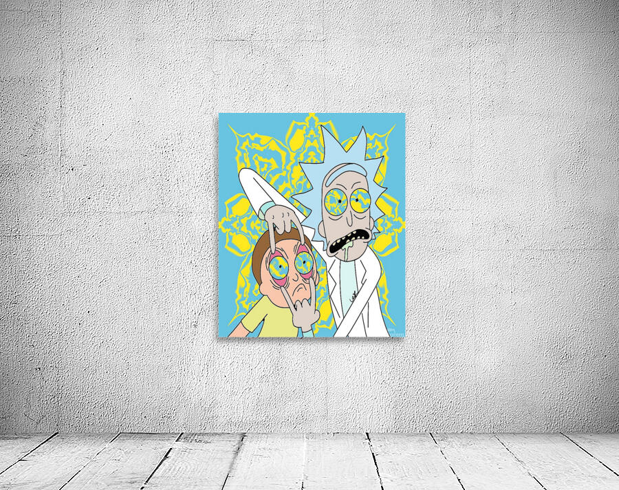 rick and morty by ErikSKlein Wall Art