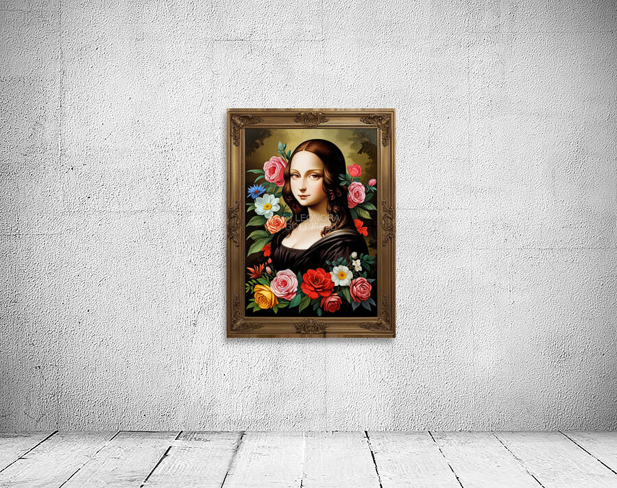 Mona Lisa Modern Renaissance by LEONORA GOLDFIELD Wall Art