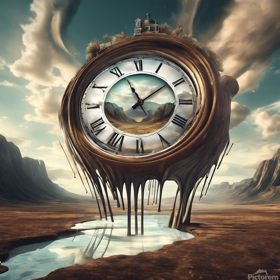 clock surrealism