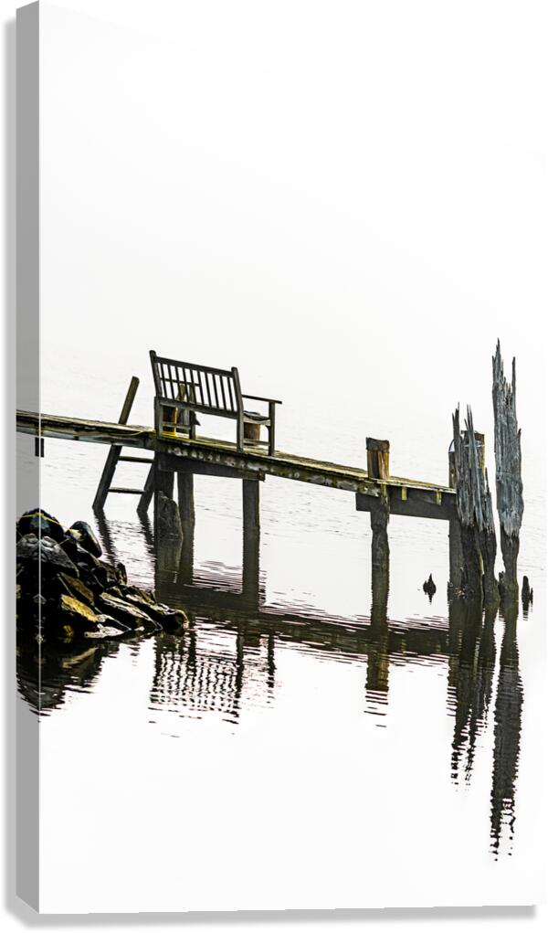 From the Dock on the River by Reflective Photography Wall Art