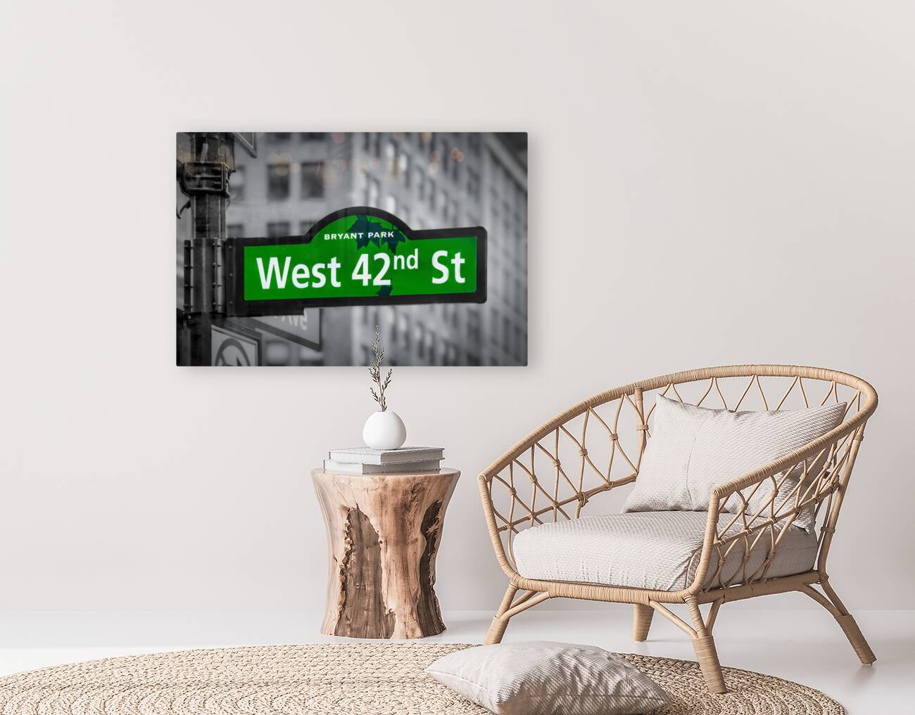 West 42nd Street NYC Sign - Iconic New York City Photo with Selective ...