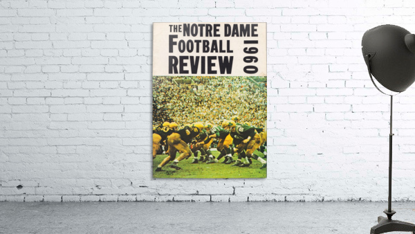 1960 Notre Dame Football Review Art by Row One Brand Wall Art