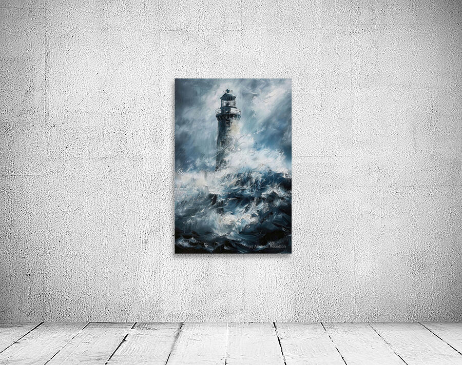 Beacon of Hope Amidst Storm Y2K9J 60 by Abstract Rebellion Wall Art