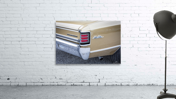 1967 Gold Chevy Chevelle Malibu Convertible X 4 by Rich Franco Wall Art