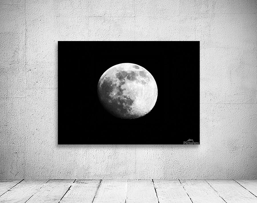 The surface of the Moon with craters by Vitaliy Borisov Wall Art